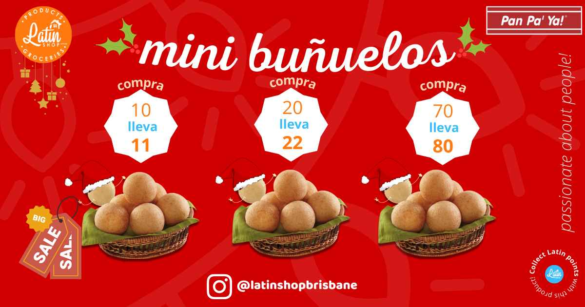 Latin SHop mini buñuelos